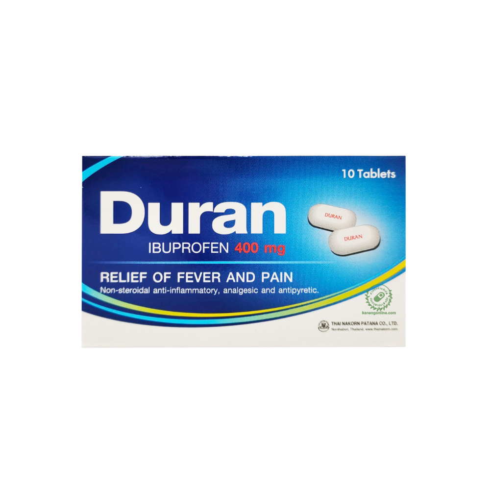 DURAN 400MG.10'S.ดูแรนสีขาว