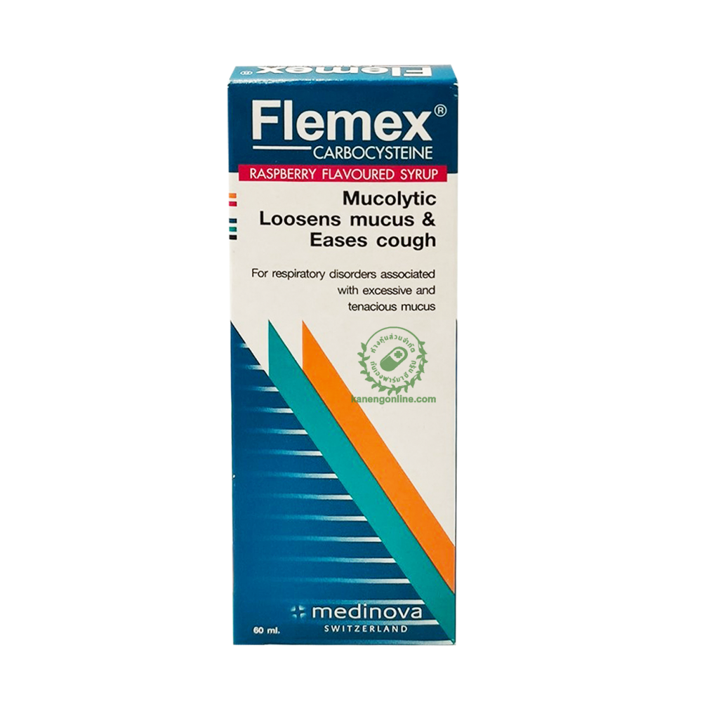 FLEMEX 60ML./ยาน้ำขวดแก้ว/