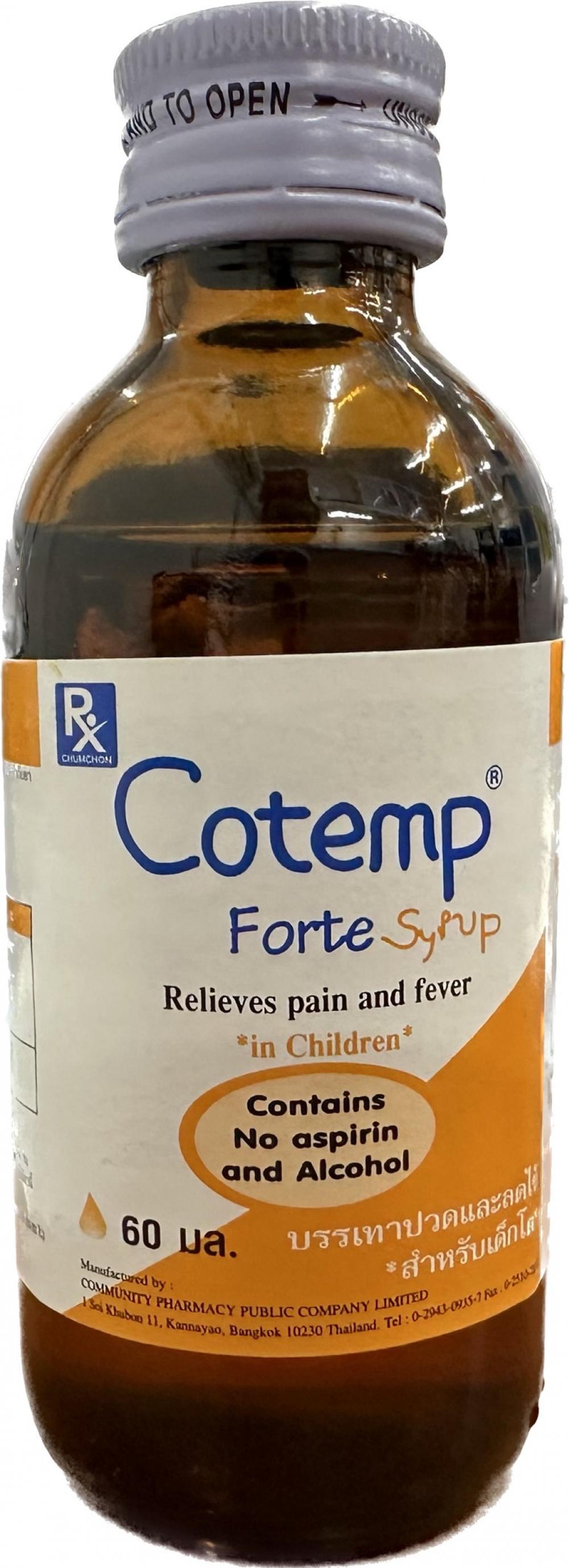 COTEMP FORTE SYRUP 60ML.