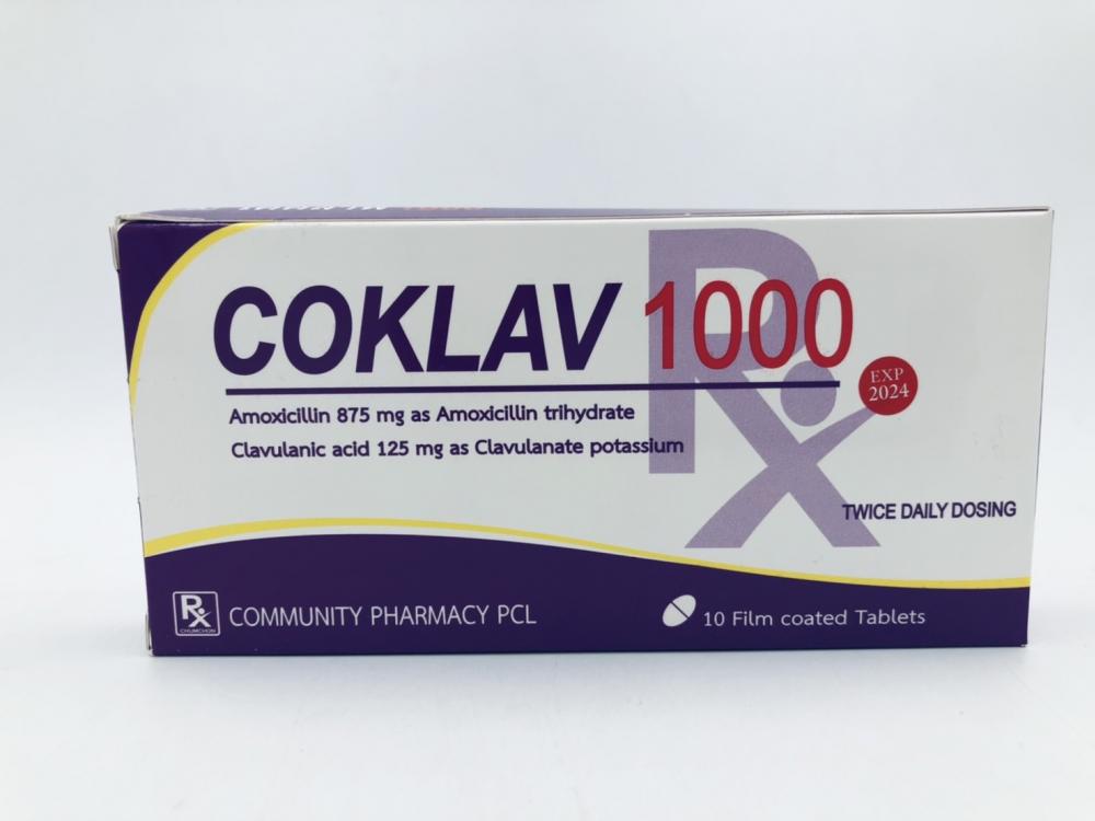 COKLAV 1000MG. 10TAB