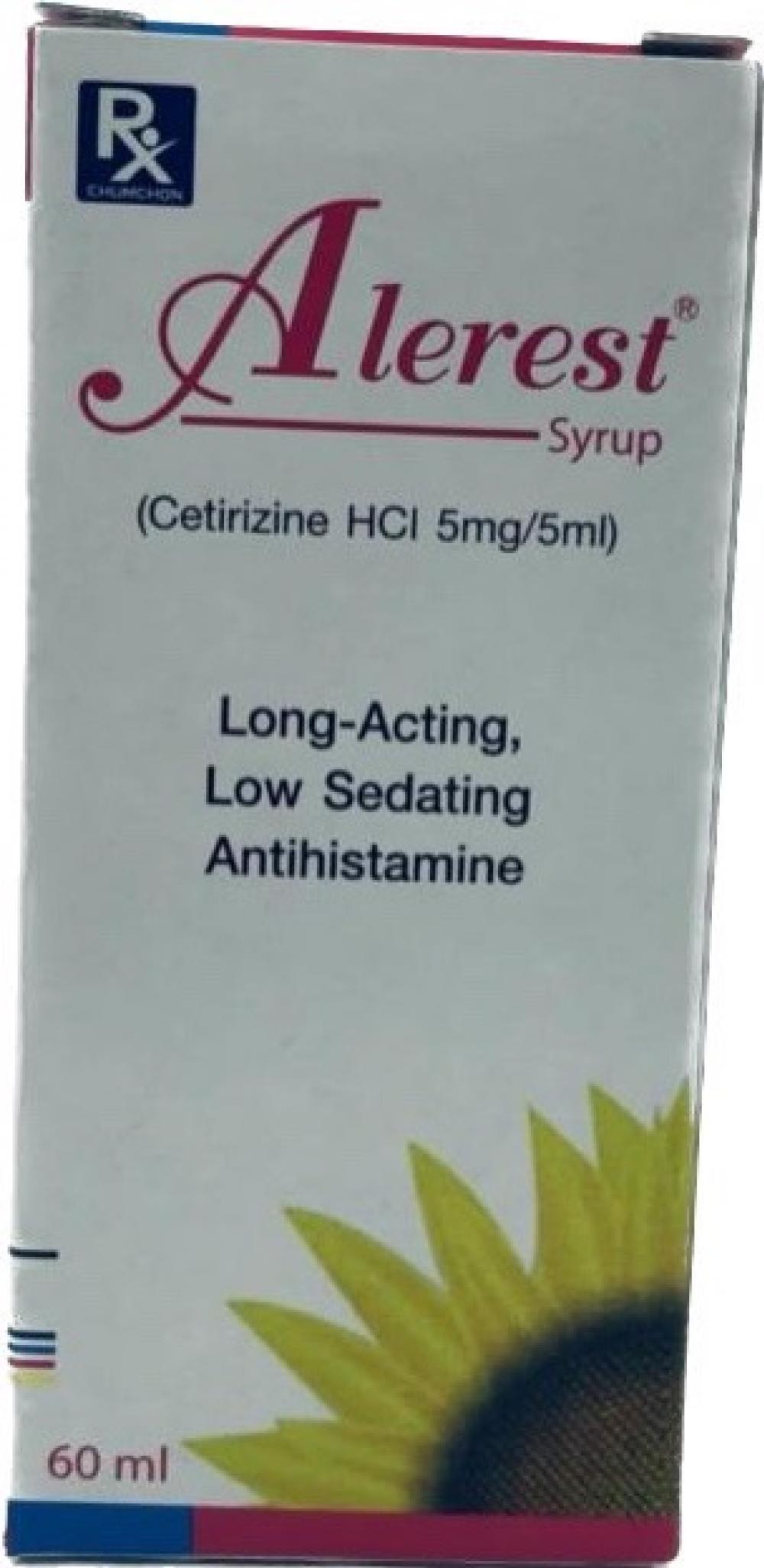 ALEREST SYRUP 60ML./ยาน้ำขวดแก้ว