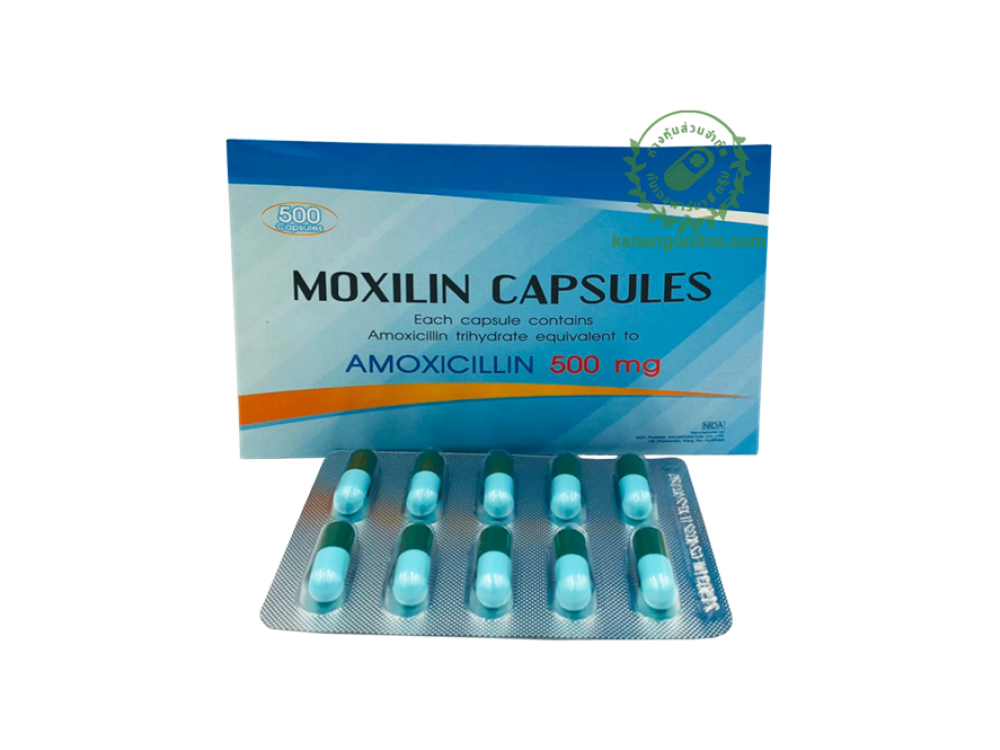 MOXILIN CAPSULES 500MG. 10