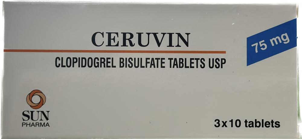 CERUVIN 75MG. 3x10TAB สูตรAPOLETS