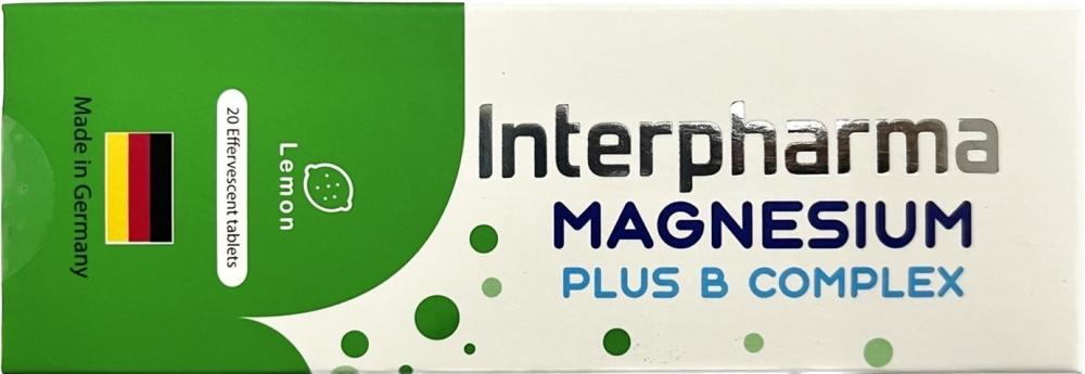 INTERPHARMA MAGNESIUM PLUS B COMPLEX 86G.