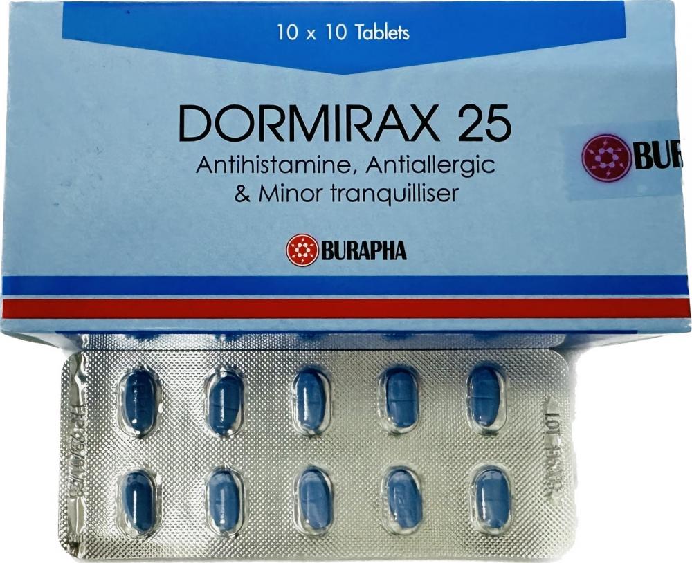 DORMIRAX 25MG.10'S.